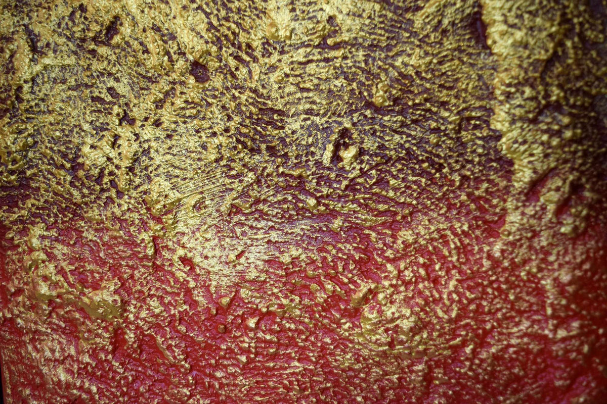 large triptych wall art Red Infusion canvas triptych