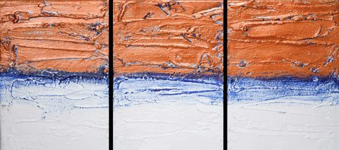 copper paintings original abstract art uk